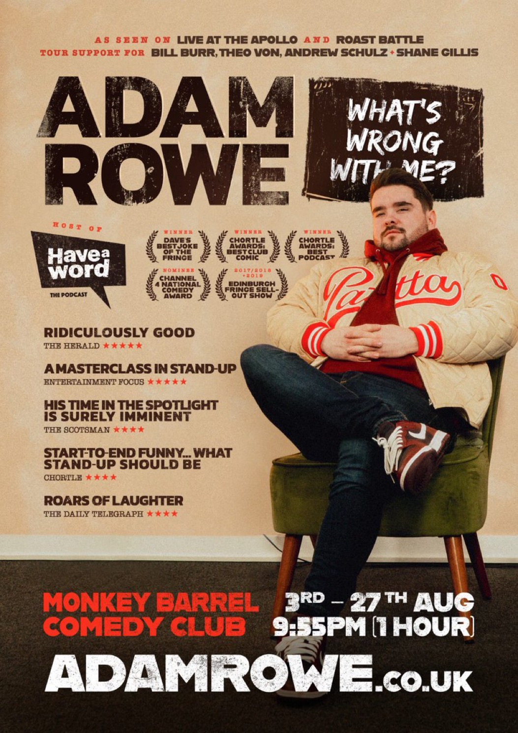 Adam Rowe – THE COMEDY NERD