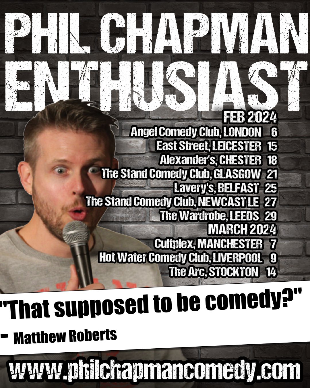 Phil Chapman – THE COMEDY NERD