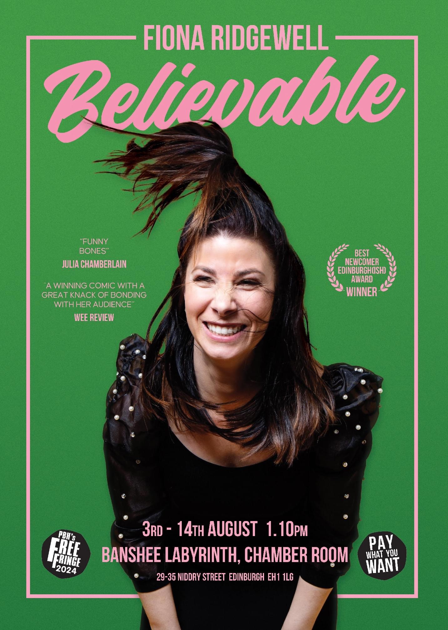 Fiona Ridgewell – THE COMEDY NERD